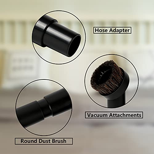 Bangogo Round Dust Brush Horse Hair Vacuum Attachment,25MM Soft Bristle ...