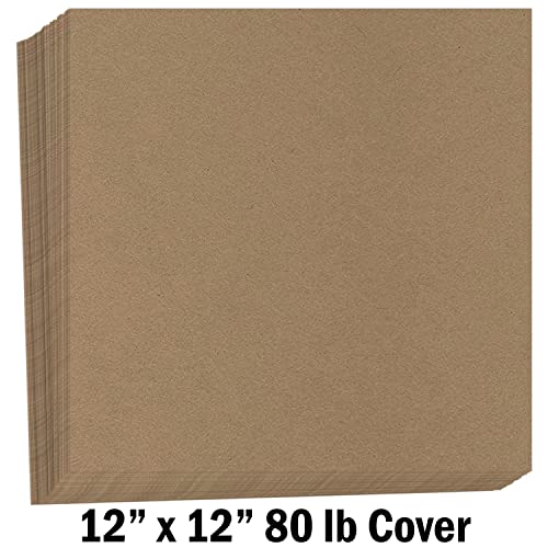 Hamilco White 12x12 80 Lb Cover Cardstock Paper 25 Pack Hamilco White ...