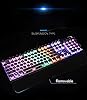 Basaltech New Version Mechanical Gaming Keyboard with Rainbow LED ...