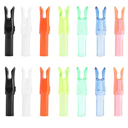 SHARROW Archery Arrows Nocks 6.20mm/.244 inch Inside Diameter Plastic ...