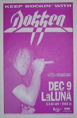 Dokken Rare Original Heavy Metal Concert Tour Poster at Amazon's ...