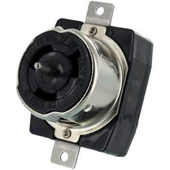 HUBBELL CS8265C AC Plug CA STD 50a 250v Male - Electric Plugs - Amazon.com