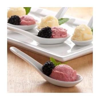 Amazon.com: 2/3 oz. Chinese Ceramic Spoon / Asian Wonton Soup Spoon 12 ...