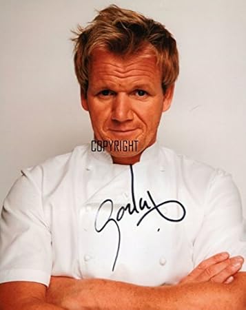 LIMITED EDITION GORDON RAMSAY SIGNED PHOTOGRAPH + CERT PRINTED ...