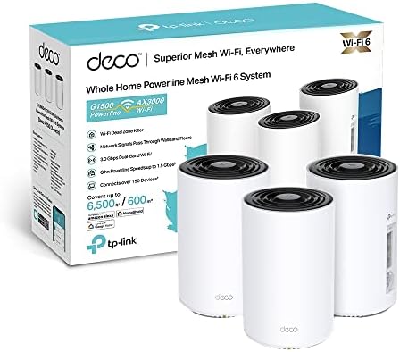 TP-Link Deco PX50 AX3000 + G1500 Whole Home Powerline Mesh Wi-Fi 6 ...