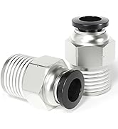 Amazon.com: TAILONZ PNEUMATIC Male Straight 6mm Tube OD x 1/4 Inch NPT Thread Push to Connect ...