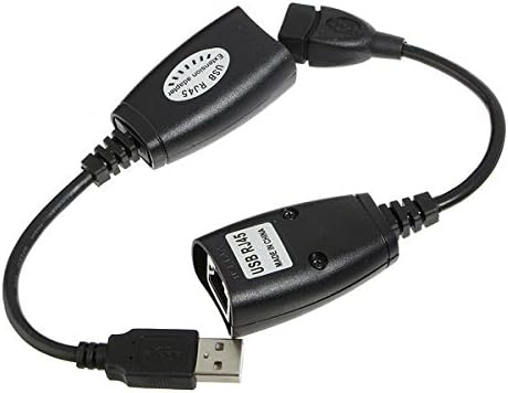 Amazon.com: C&C Products USB CAT5/CAT5E/6 RJ45 LAN EXTENSION ADAPTER ...