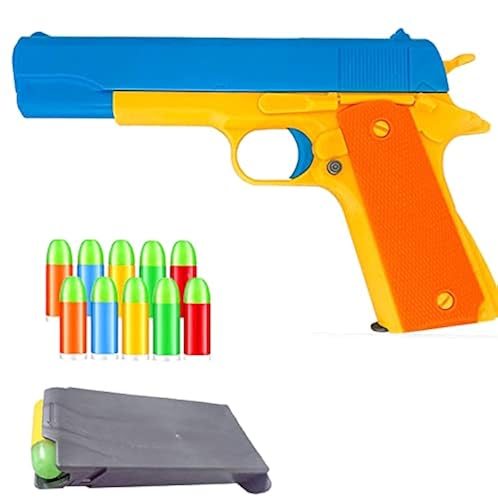 Kid Toy Gun, 1911 Toy Gun Rubber Bullet Toy Pistol Colt 1911 Pistol ...