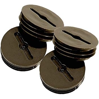Hubbell-Bell CP450S Metallic Closure Plug Weatherproof Accessories, 1/2 ...