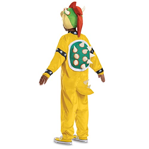 Bowser Costume Hooded Jumpsuit, Official Super Mario Character Costume ...