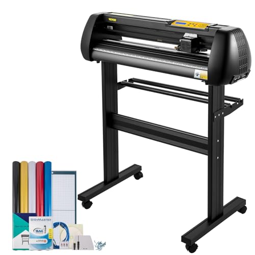 VEVOR Vinyl Cutter Machine, Upgraded 28 Inch Paper Feed Cutting Plotter ...