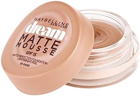 Maybelline New York New York Dream Matte Mousse Foundation 30 Sand ...