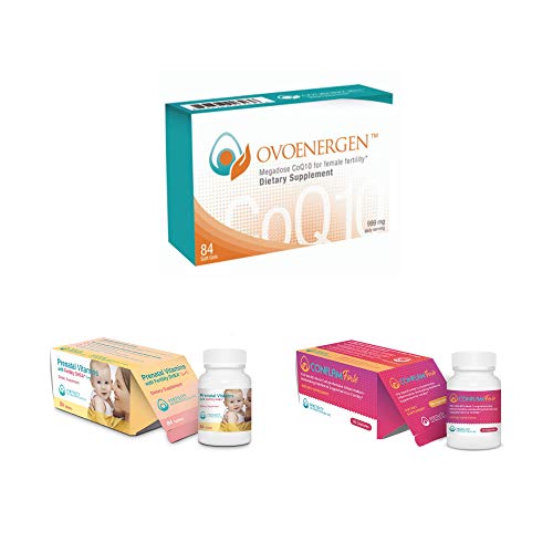 Fertility Supplement Starter Pack for Women 35 and Up- DHEA Prenatal ...