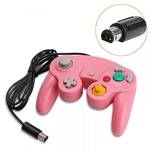 Amazon.com: Gamecube Controller Compatible with Nintendo Gamecube Pink ...