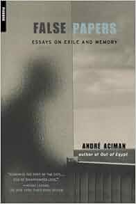 False Papers: André Aciman: 9780312420055: Amazon.com: Books