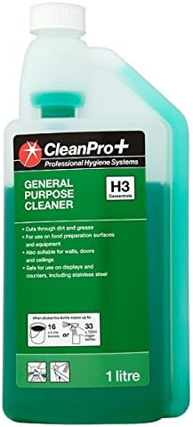 ( 12 Pack ) Clean Pro+ General Purpose Cleaner H3 Concentrate 1 Litre ...