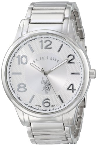 U.S. Polo Assn. Classic Men's USC80225 Analog-Quartz Silver Watch in ...