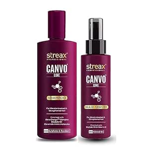 Buy STREAX Professional Canvo Line Shampoo (250ML) with Serum (100ML ...
