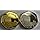 Pair of CRUCIBLE Commemorative Coins. 24ct Gold and .999 Fine Silver ...