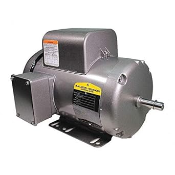 Motor, 1-1/2 HP, 1725 RPM, 115/230V, 56/56H: Amazon.com: Industrial ...