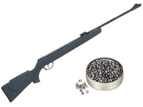 Air Rifle .177 Caliber Pellet Spring Power 450mm Break Barrel 850 fps W ...