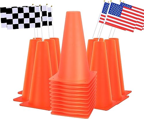 Hikeen 10 Packs Cones Sports for Kids,Small Training Cones Set for ...