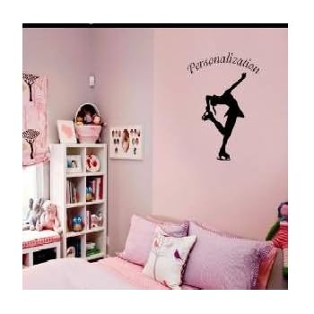 Amazon.com: Wall Vinyl Decal Home Decor Art Sticker Figure Skating ...
