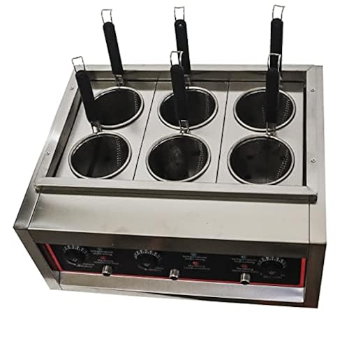 PreAsion 220V Commercial Pasta Cooker 6 Holes Noodle Cooking Machine ...