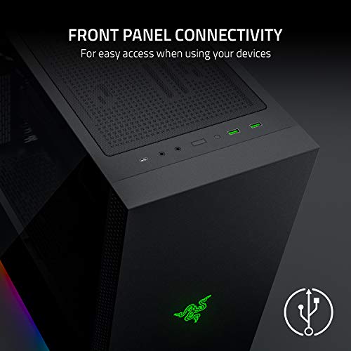 Razer Tomahawk ATX Mid-Tower Gaming Case: Dual-Sided Tempered Glass ...