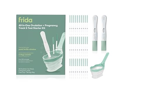 Frida Fertility All-in-One Ovulation & Pregnancy Test Kit – 30 Easy at ...