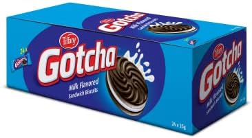 Tiffany Gotcha, Milk Flavoured Sandwich Biscuits, 24 x 35g price in ...