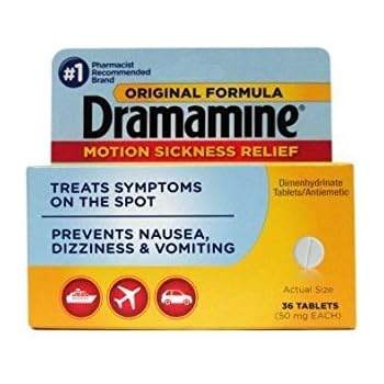Amazon.com: Dramamine 50mg 36ct (2pack): Health & Personal Care