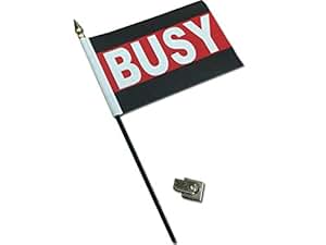 Amazon.com : Busy Desk Flag with Flag Up Flag Down 360 Clip Pomodoro ...