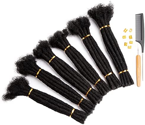 Originea 8 Inch 60 Strands 100% Real Dreadlock Extensions Human Hair ...