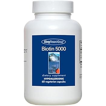 Amazon.com: Allergy Research Group -Biotin 5000 mcg 60 caps: Health ...
