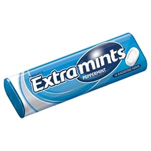 Wrigley's Extra Mints Peppermint Sugar Free Pack Of 16 Tubes: Amazon.co ...