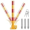 Spring Parking Post, Parking Barrier Parking Lock Folding Heavy Metal ...
