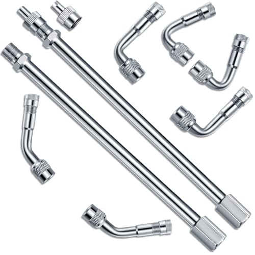 Frienda 9 Pieces Valve Stem Extenders Dually Valve Stem Extenders 45 90 ...