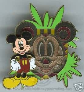 Amazon.com: Disney Tiki Mask Series Mickey Mouse 3D Pin : Collectibles ...