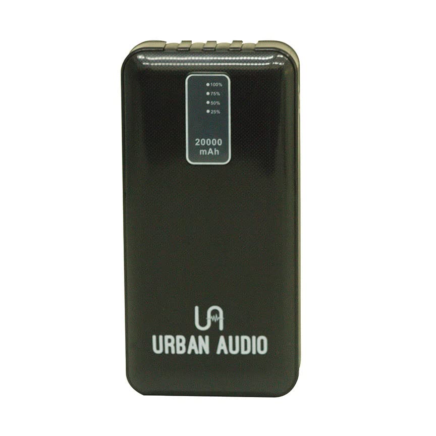 Urban Audio PB-6 Power Bank 20000 mAh Quick Charge Power Bank | 7 in 1 Inbuilt Connector with ...