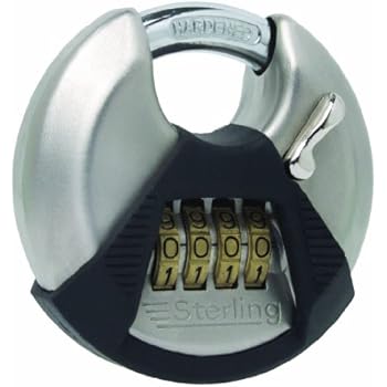 Disc Padlock With Combination 4-dial Lock - Padlock Combination Dial ...