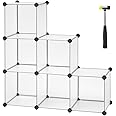 SONGMICS Cube Storage Organizer, 6 Cube Closet Organizers and Storage ...