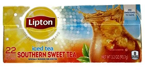 Buy Lipton Southern Sweet Iced Tea Bags 22 Count Family Size (Pack of 2 ...
