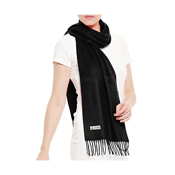 Plain Solid Color Cashmere Feel Classic Soft Luxurious Winter Scarf For ...