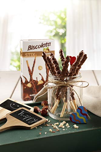 Biscolata Stix Biscuit Snacks Coated with Premium Chocolate Hazelnut ...