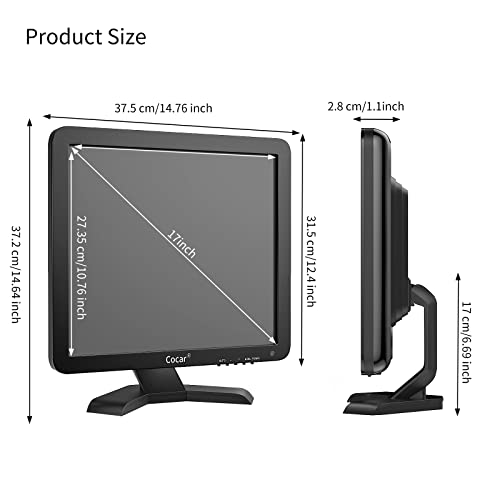 Cocar 17inch Touchscreen Monitor, TFT LCD Monitor Touch Screen ...