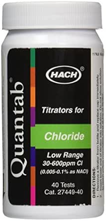 Hach 2744940 Chloride QuanTab Test Strips, 30-600 mg/L : Amazon.ca ...