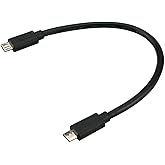 Amazon.com: myfole Micro USB to Micro USB (Male to Male) OTG Data Cable ...