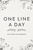 One Line a Day: A Five-Year Memory Book: Chronicle Books Staff ...