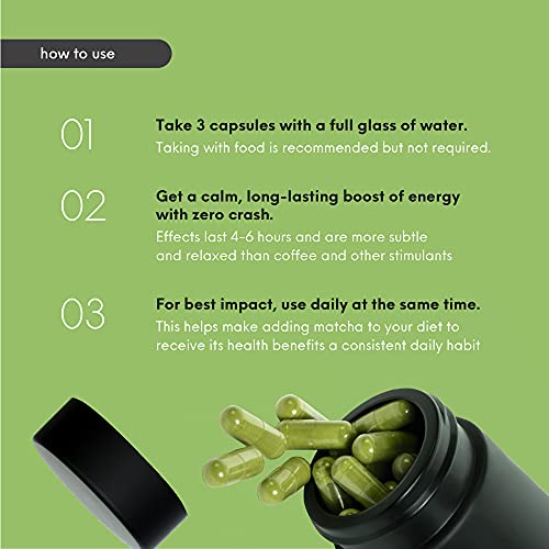 AYO Matcha Boost – Organic Matcha Green Tea Capsules - Natural Energy ...